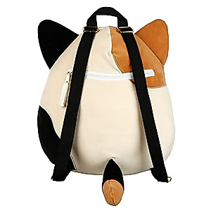 Bioworld Squishmallows 3D Cam The Cat 14 inch Plush Mini Backpack