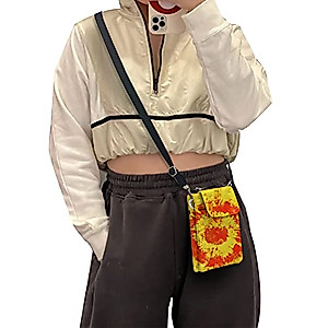 FOR U DESIGNS Cellphone Crossbody Purse for Women Mint Green Shoulder Bag Purse Bags Giraffe Print Crossbody Tote Bags Zipper Travel Handbags