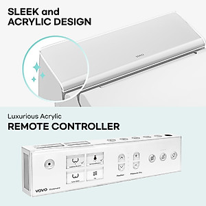 VOVO STYLEMENT TCB-8200SA Smart Bidet Toilet for bathrooms, Elongated One Piece Toilet with Auto Open/Close Lid, 1.12 GPF, Auto Dual Flush, ADA Chair Height, Heated Seat, Made in Korea