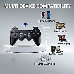 Kinhank 2.4G Wireless Game Controller Gamepads Repalcement Controller, (Black)