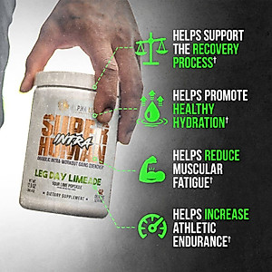 ALPHA LION Superhuman Intra Workout Powder for Men & Women, Amino Acids Drink, Muscle Recovery Supplement, BCAA Powder, Electrolytes & Hydration Mix (42 Servings, Lime Flavor)