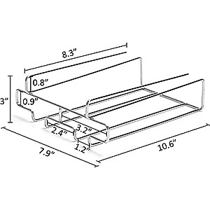 Wine Glass Shelf, Upside-down Home Goblet Iron Art Shelf, Wine Glass Hanging Storage Rack 3 Rows (Size : 2)
