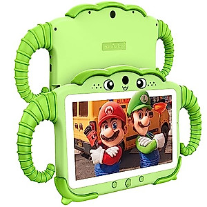 Kids Tablet 7" Tablet for Kids 64GB Toddler Tablet Kids Software Installed, Kids Learning Android Tablet with WiFi Case Dual Camera Parental Control for Toddlers Children Tablet YouTube Netflix