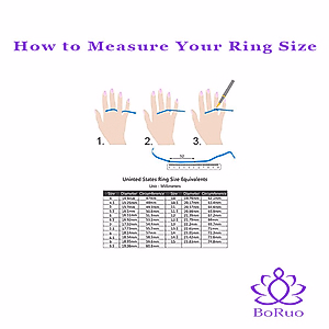 BORUO 925 Sterling Silver Ring, Fidget Ring Anxiety Ring, Triple Row Rolling Interlocking Stacking Rings, High Polish Rings for Women, Men Each Band Width 1.8mm Size 12