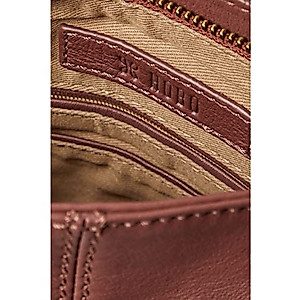 HOBO Gaby Medium Crossbody Bag For Women - Leather Construction With Interior Cotton Lining, Stylish and Trendy Handbag Berry One Size One Size