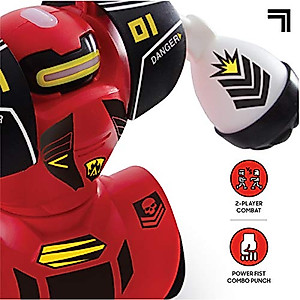 Sharper Image Remote Control Robot Multiplayer Combat Set, Red & White
