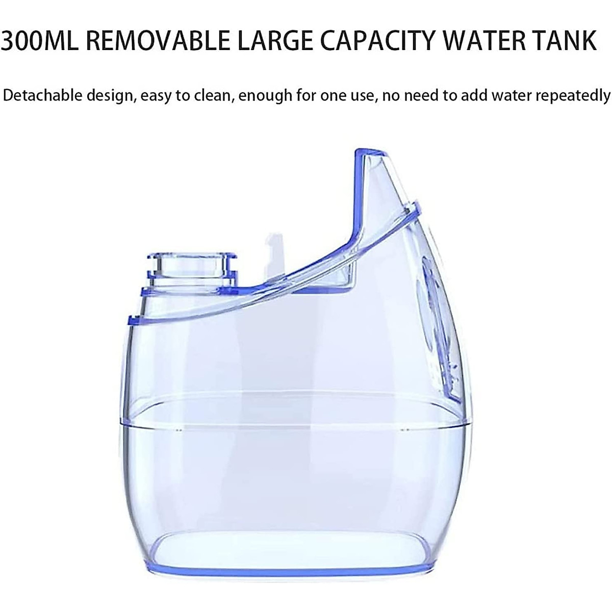 GIENEX Water Flosser Cordless Dental Oral Irrigator - 300ML Portable and Rechargeable IPX7 Waterproof 5 Modes Water Flosser with Cleanable Water Tank for Home and Travel, Braces & Bridges Care