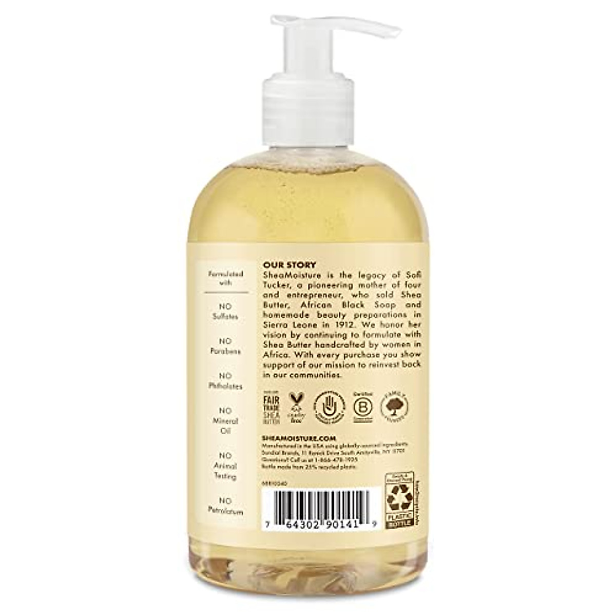 SheaMoisture Baby Wash & Shampoo for All Skin Types Raw Shea, Chamomile & Argan Oil Baby Wash and Shampoo with Frankincense & Myrrh to Help Cleanse 13 oz