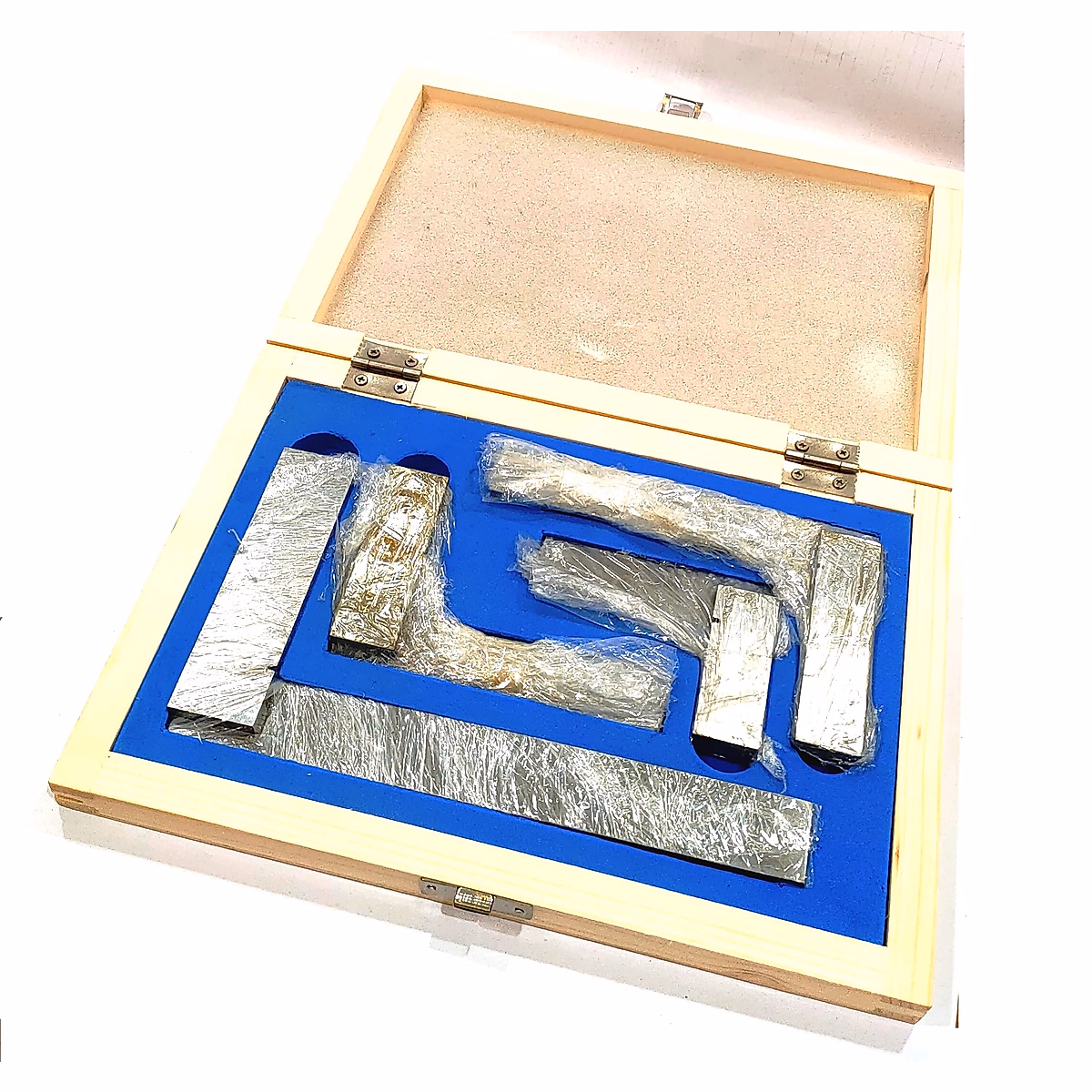 Assorts' Precision Machinist 2"/ 3"/ 4" & 6" Inches Steel Try Square DIY General Workshop Tools (Set of 4 Sizes) for Metal & Wood Workers-Supplied in a Plastic Box