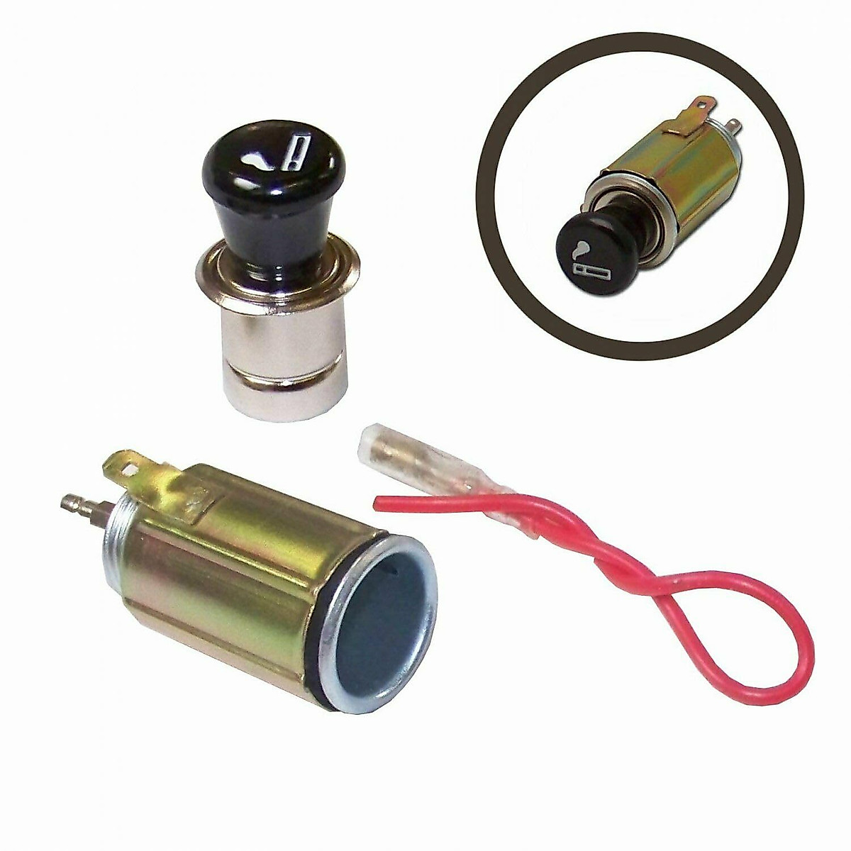 LABARAIN 12V Universal Car-Boat-ATV-Motorcycle Cigarette Lighter Power Socket Plug ZHS755E7