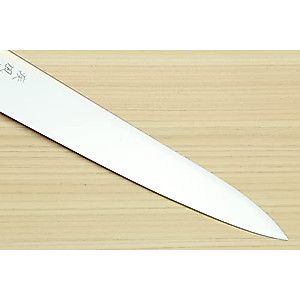 YOSHIHIRO Ice Hardened High Carbon Stainless Steel Wa Sujihiki (Slicer) Japanese Sushi Sashimi Chef Knife 9.5"(240mm)
