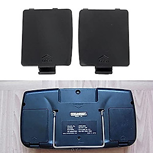 Battery Door Cover lid Repair for Sega Game Gear GG Console-1Pair Black