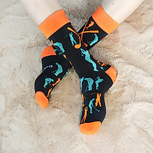 Jeasona Golf Gifts for Men Funny Fun Crazy Mens Golf Socks