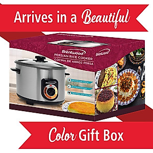 Brentwood TS-1210S Electric Rice Cooker, standard, Metallic