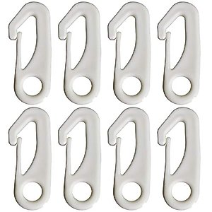 TTSAM Profession Flag Pole Clip Snap Hooks Durable Nylon Flag Clips Flag Pole Accessory - Attach Flags Hooks to Halyard Rope and Buckle The Flag(Pack of 8)