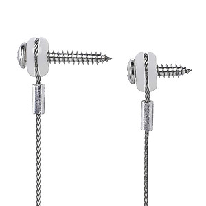 Iparts Stainless Steel Cooler Lid Strap Replacement for Igloo Coolers and Coleman Coolers, Set of 2