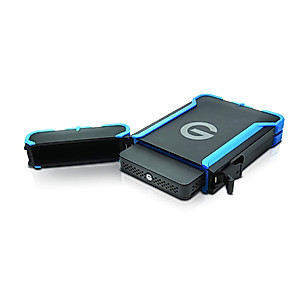 G-Technology 1TB G-DRIVE ev ATC Portable External Hard Drive with tethered USB 3.0 cable - All-Terrain Drive Solution - 0G03614-1