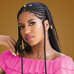 African Pride Black Castor Miracle Extra Hold Braid, Loc, Twist Gel - Tames Frizz & Controls Edges, No Parabens, No Sulfates, No Mineral Oil, No Petrolatum, Contains Black Castor & Coconut Oil, 12 oz