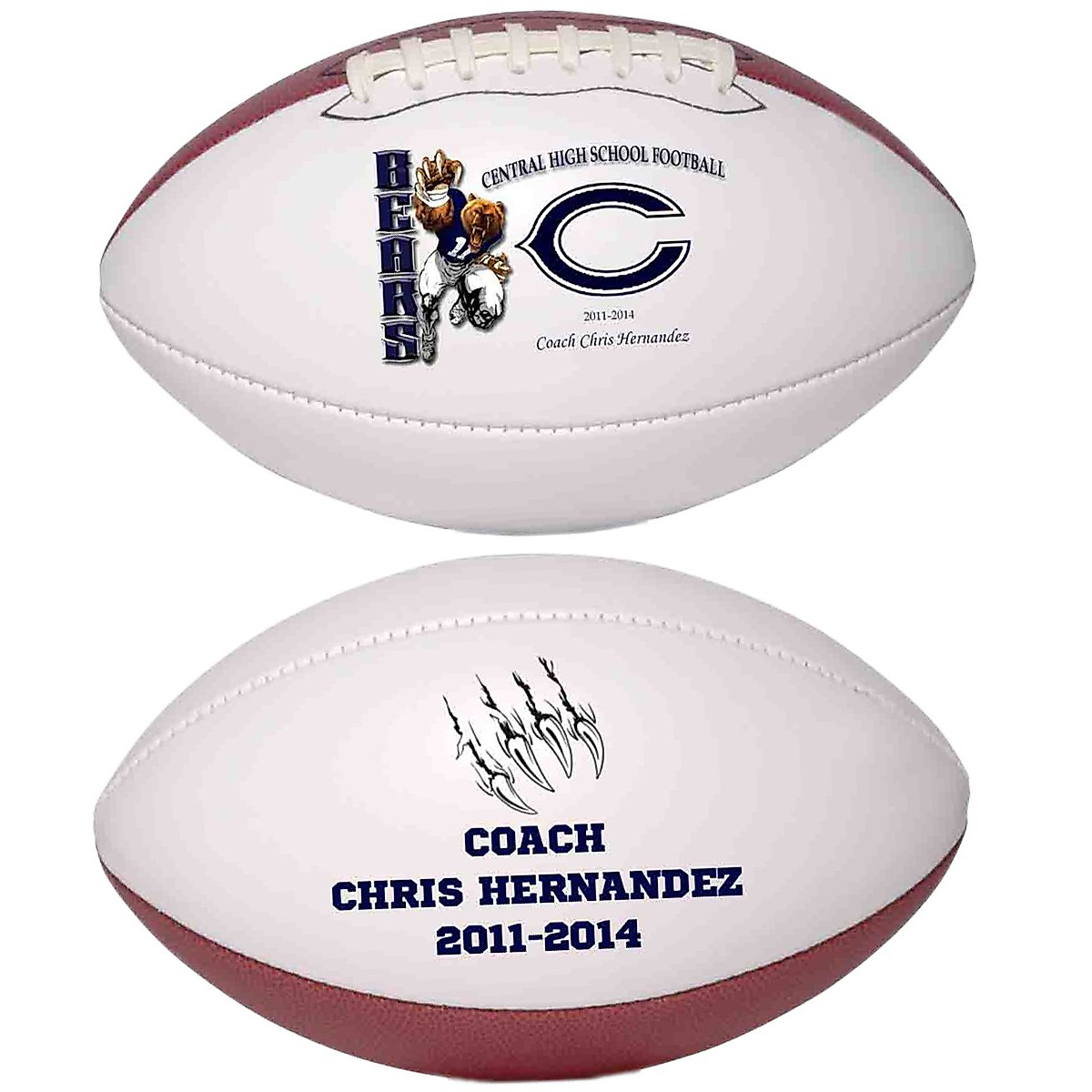 Personalized Custom Photo Regulation Football - Any Image - Any Text - Any Logo