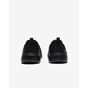 Skechers Women's Go Walk Arch Fit-Grateful Sneakers, Black, 6 Wide