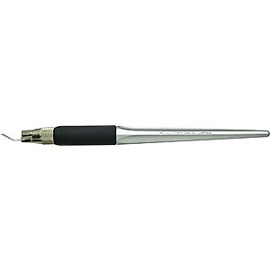 NT Cutter Aluminum Die-Cast Holder Cushioned Grip Art Knife, 1 Knife (D-500GP)