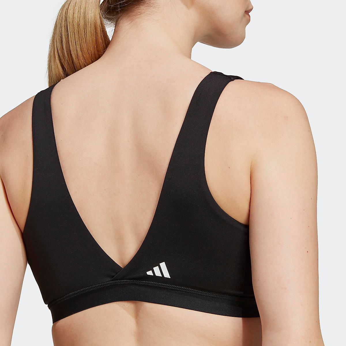 adidas Women's Yoga Essentials Studio Light Support Nursing Bra, Black, X-Large A-C
