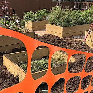 Electriduct Plastic Construction Fencing 250 Feet Orange Netting Barrier Safety Mesh Snow Fence Roll