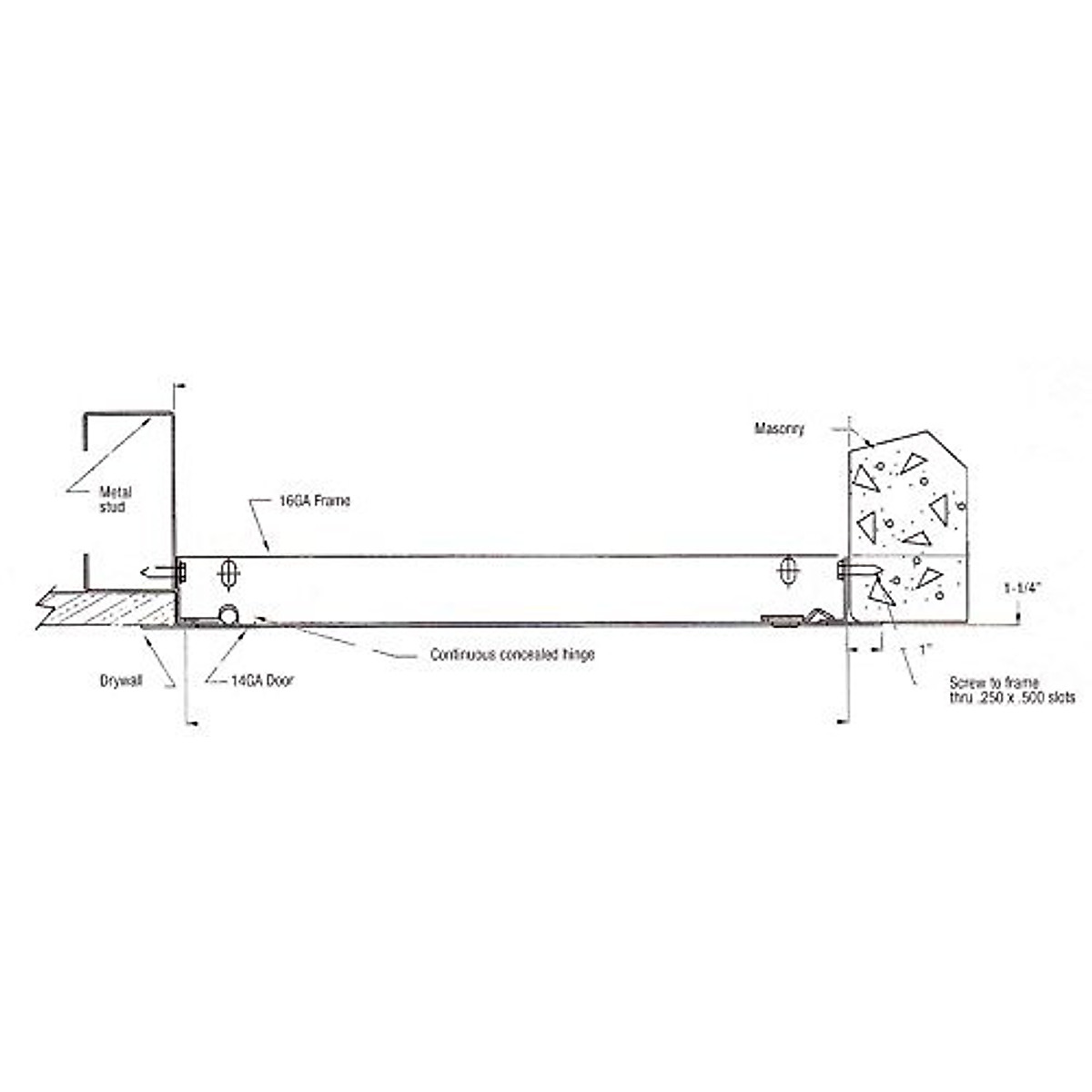 Acudor UF-5000 Access Door 6 x 6 Premium Universal Flush Door
