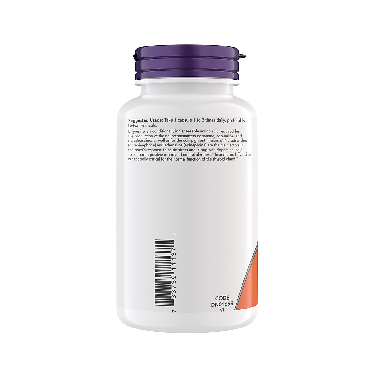 Now Supplements - L-Tyrosine Supplement, 750mg for Neurotransmitter Support & Mental Alertness, Extra Strength Pharmaceutical Grade, 180 Veg Capsules, Gluten Free, Non-GMO, Amino Acid