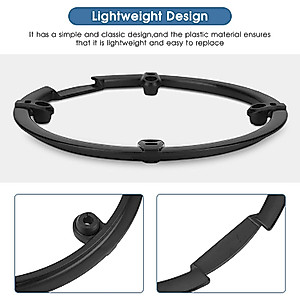 Estink Bike Chain Wheel Guard, Black Plastic Chainring Sprockets Cranksets Guard Protector Mountain Bike Chain Wheel Crankset Support Cover Accessories for 44T Chain