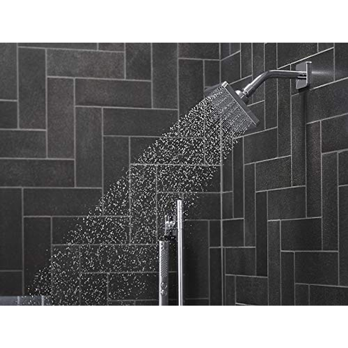 Katalyst 24805-CP Parallel 2.5 gpm Single-Function Showerhead Air-Induction Technology, Polished Chrome