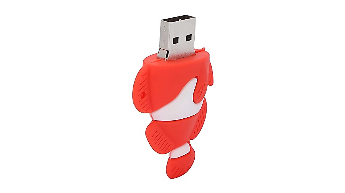 GOWENIC Cartoon USB Flash Drive Cute Red Clownfish Shape Design U Disk ...