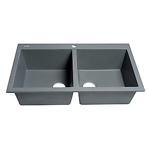 ALFI brand AB3420DI-T Kitchen Sink, Titanium