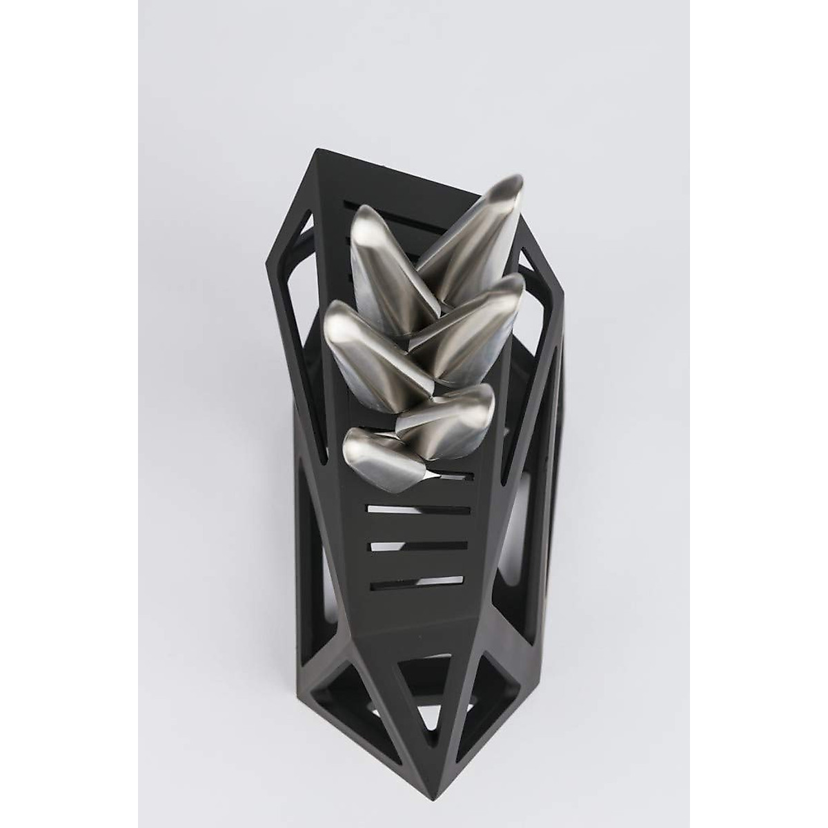 Edge of Belgravia BLACK DIAMOND Kitchen Knife Block Holder | Knives not included - match knives only