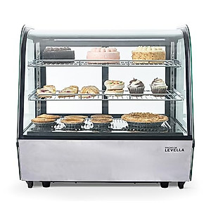 PremiumLevella PCRN427DR 4.2 Cu. Ft. Countertop Refrigerator Display Case