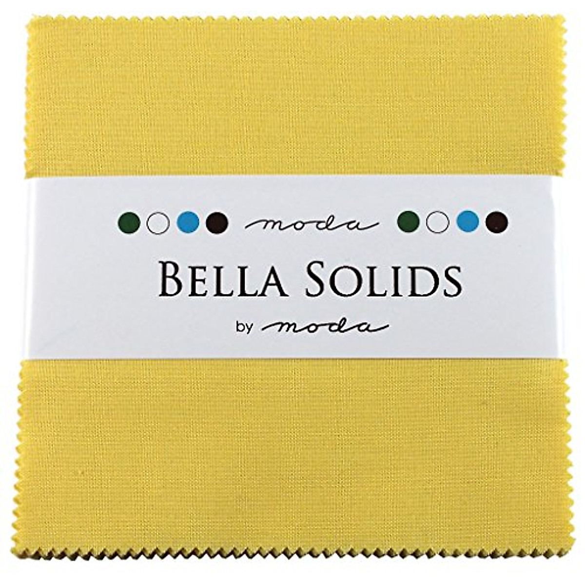 Bella Solids 30's Yellow Charm Pack 42 Squares 5" Moda Fabrics 9900PP 23S