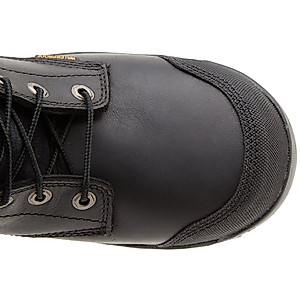 Carhartt mens Rugged Flex 6" Waterproof Comp Toe Cmf6371 Construction Boot, Black Oil Tanned, 12 Wide US