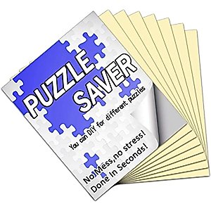 Preserve 6 X 1000 Jigsaw Puzzle Glue Sheets, 24 Sheets Puzzle Saver Peel and Stick, No Stress & No Mess Puzzle Saver Sheets, Puzzle Sticker Sheets