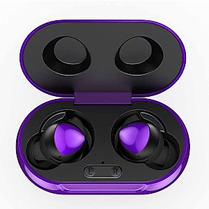 Urbanx Street Buds Plus True Bluetooth Earbud Headphones for Oppo A7 - Wireless Earbuds w/Noise Isolation - Purple (US Version with Warranty)