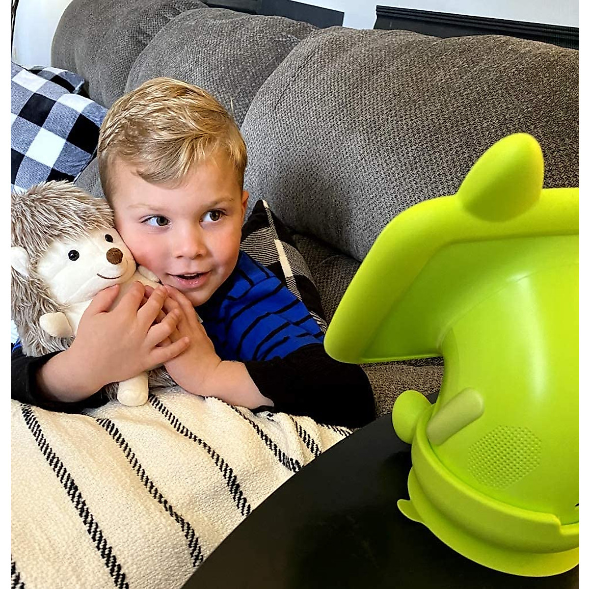 ANIMAL ISLAND AILA Sit & Play Hedgehog Plush Stuffed Animal Learning Companion