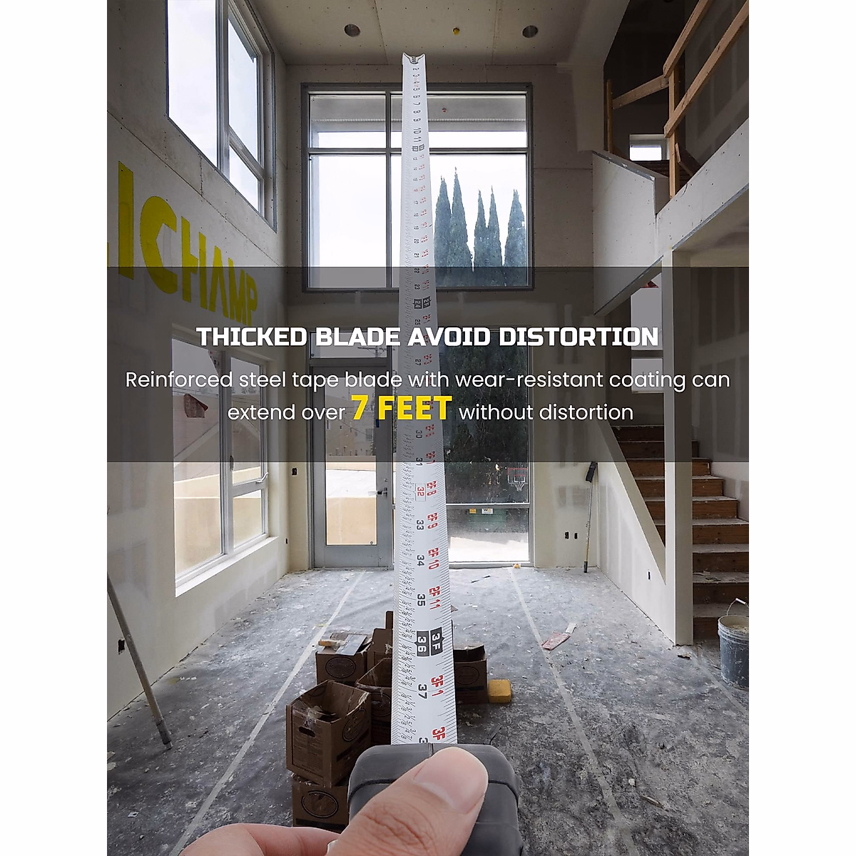 Lichamp Pink Tape Measure 4 Pack, 10ft 16ft 25ft Tape Measure Set with Soft Tape Measure, 10ft x 5/8in, 16ft x 3/4in, 25ft x 1in, 04MXPK