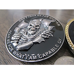 Set of Two United States Special Operations Command & Joint Special Operations Command JSOC SOCOM AFSOC NSWC MARSOC Reaper Challenge Coins