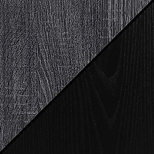 Convenience Concepts Newport 2-Drawer Desk with Charging Station, Weathered Gray/Black