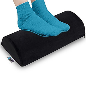 Office Foot Rest Under Desk - Comfortable Office Desk Foot Rest for Leg Support - Ergonomic Foot Rest for Computer Chair - Memory Foam Foot Stool Under Desk for Leg Relief - Office Desk Foot Rest