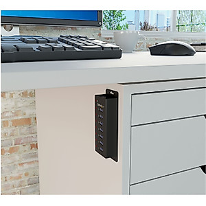 StarTech.com 7 Port USB 3.0 Hub (5 Gbps) - Metal Enclosure - Desktop or Wall Mountable - Rugged & industrial Powered USB Expander and Splitter Hub (ST7300U3M)