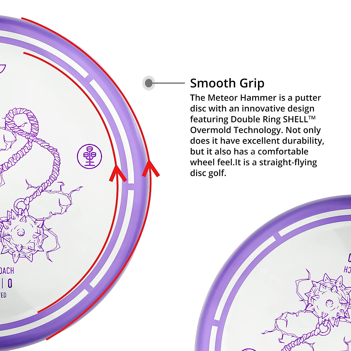 Yikun Disc Golf Putter Disk Beginner Disc Golf Putter 170-175g PDGA Approved Disc Golf Equipment Disc Golf Starter for Outdoor Games