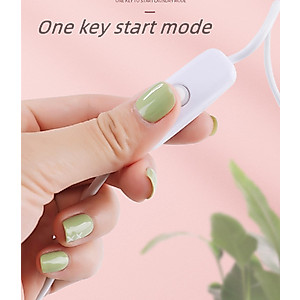 HUANGY Mini Portable Foldable Washing Machine Baby Clothes Underwear Personal Camping RV Travel Home Small Washing Machine Portable USB Powered Ultrasonic Vibrating Laundry Tray