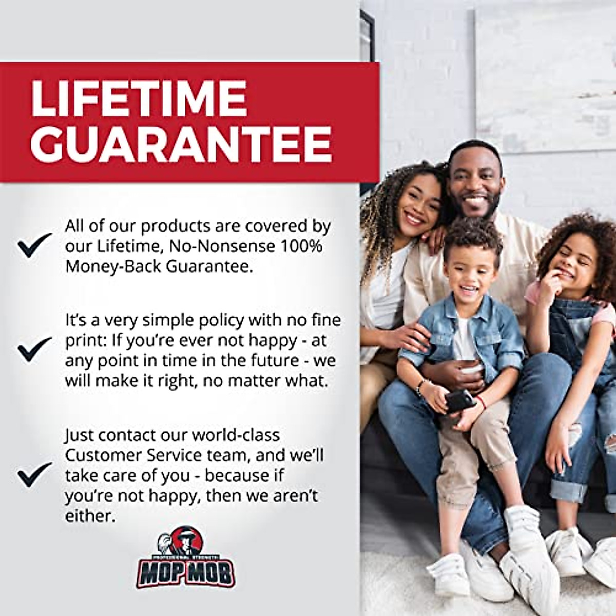 Mop Mob Leak-Free Acid Resistant Spray Head 4 Pack By Durable Industrial Sprayer for Acid-Based Wheel Cleaner Used In Auto/Car Detailing. Heavy Duty Low-Fatigue Trigger and Nozzle With 9 1/4 Dip Tube