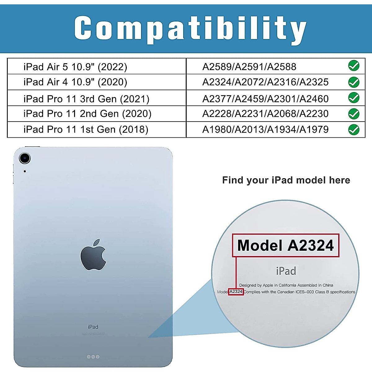 avakot 2 Pack Tempered Glass Film for iPad Air 5th Generation | Tempered Glass Screen Protector for iPad Air 4th 10.9 Inch 2022/2020 | Anti-Scratch Sensitive Screen Protector for iPad Pro 11