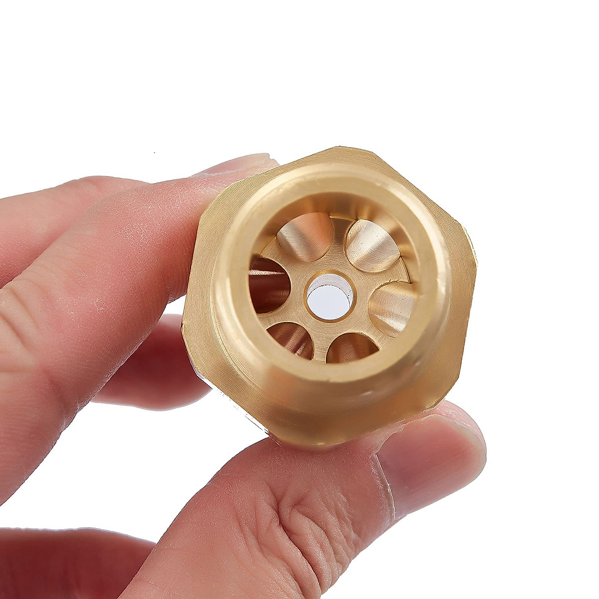 LitOrange LP Propane Air Mixer Valve, Gas High Capacity 3/4" Air Mixer Valve for Fire Pits and Fireplace, 300K BTU, Solid Brass